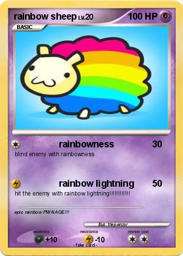 Pokémon rainbow sheep 1 1 - rainbowness - My Pokemon Card