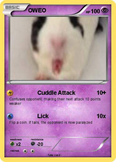 Pokémon OWEO - Cuddle Attack - My Pokemon Card