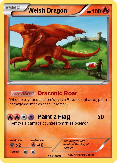 Pokémon Welsh Dragon 6 6 - Draconic Roar - My Pokemon Card