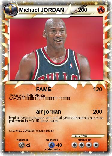 Pokémon Michael JORDAN 301 301 - FAME - My Pokemon Card