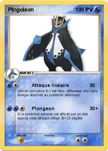 Pokémon Pingoleon 65 65 - Attaque linéaire - Ma carte Pokémon