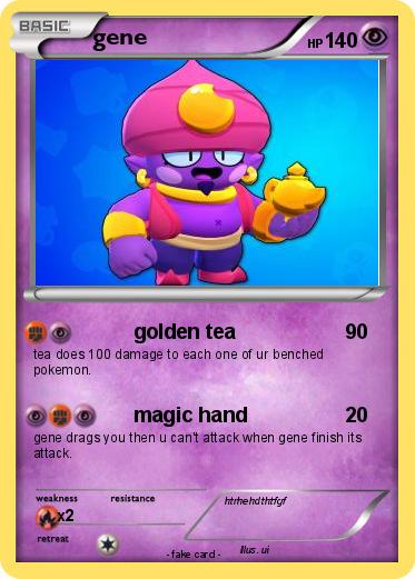 Pokémon gene 95 95 - golden tea - My Pokemon Card