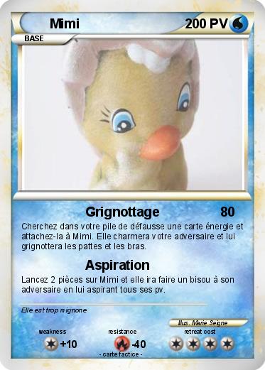 Pokémon Mimi 334 334 - Grignottage - Ma carte Pokémon