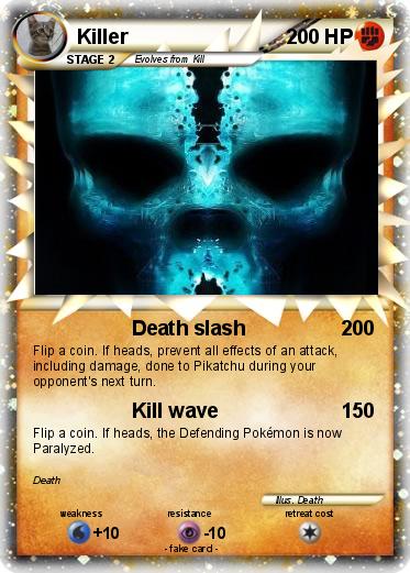 Pokémon Killer 2687 2687 - Death slash - My Pokemon Card