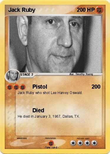 Pokémon Jack Ruby - Pistol - My Pokemon Card