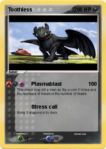 Pokémon Toothless 586 586 - Plasmablast - My Pokemon Card