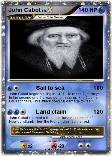 Pokémon John Cabot 57 57 - Sail to sea - My Pokemon Card