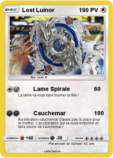 Pokémon Lost Luinor 1 1 - Lame Spirale - Ma carte Pokémon