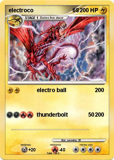 Pokémon electroco 68 68 - electro ball - My Pokemon Card