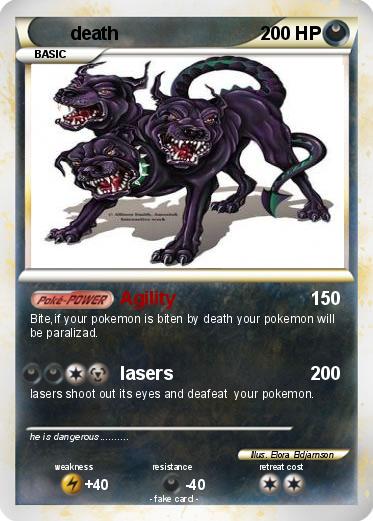 Pokémon death 2269 2269 - Agility - My Pokemon Card
