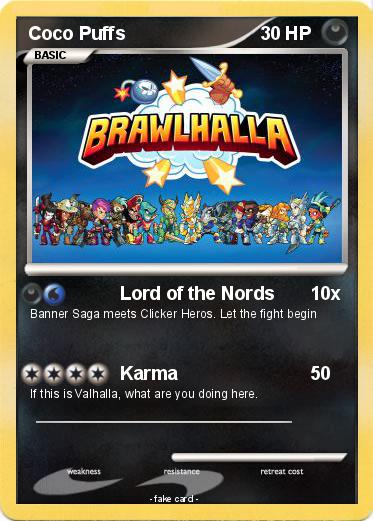 Pokémon Coco Puffs 1 1 - Lord of the Nords - My Pokemon Card
