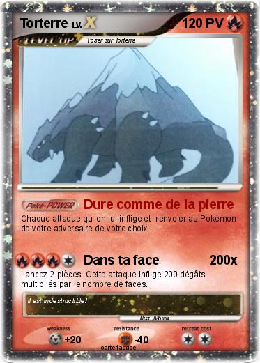Pokémon Torterre - Dure comme de la pierre - Ma carte Pokémon