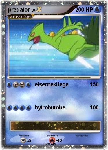 Pokémon predator 418 418 - eisernekliege - My Pokemon Card