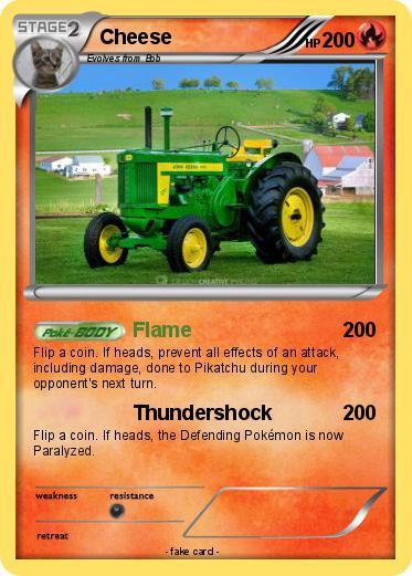 Pokémon Cheese 394 394 - Flame - My Pokemon Card