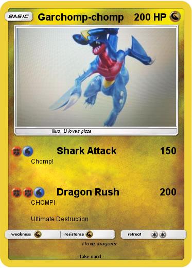 Pokémon Garchomp chomp - Shark Attack - My Pokemon Card