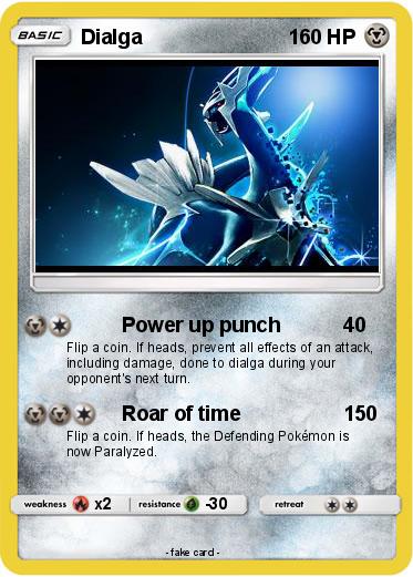 Pokémon Dialga 7711 7711 - Power up punch - My Pokemon Card