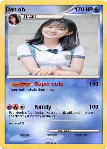 Pokémon Dan oh - Super cute - My Pokemon Card