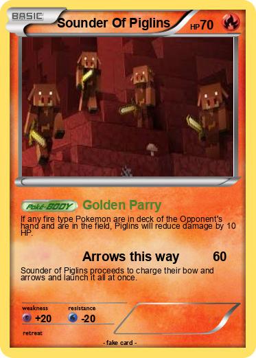 Pokémon Sounder Of Piglins - Golden Parry - My Pokemon Card