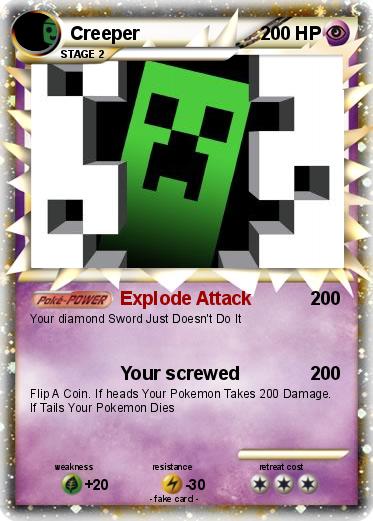 Pokémon Creeper 2565 2565 - Explode Attack - My Pokemon Card