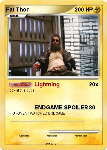 Pokémon Fat Thor - Lightning - My Pokemon Card