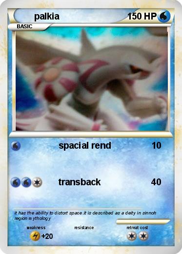 Pokémon palkia 1176 1176 - spacial rend - My Pokemon Card