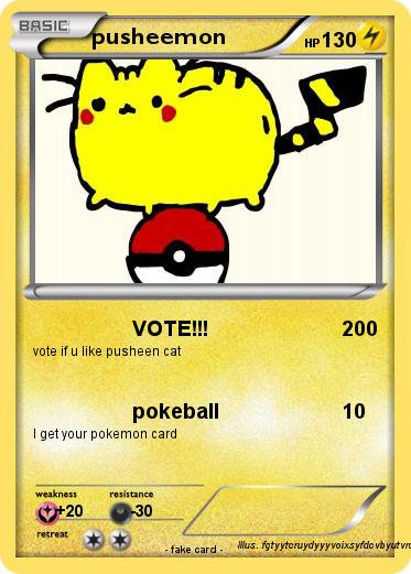 Pokémon pusheemon - VOTE!!! - My Pokemon Card