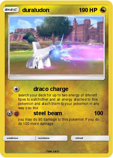 Pokémon duraludon 9 9 - draco charge - My Pokemon Card