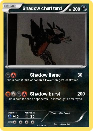 Pokémon Shadow charizard 114 114 - Shadow flame - My Pokemon Card