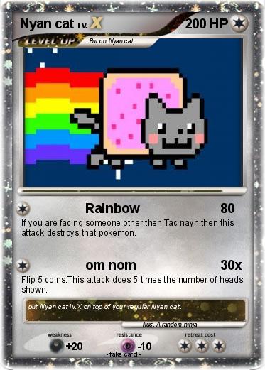 Pokémon Nyan cat 64 64 - Rainbow - My Pokemon Card