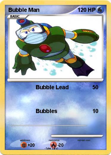 Pokémon Bubble Man 7 7 - Bubble Lead - My Pokemon Card