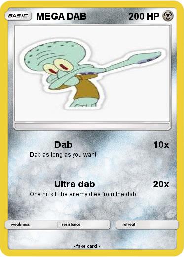 Pokémon MEGA DAB 4 4 - Dab - My Pokemon Card