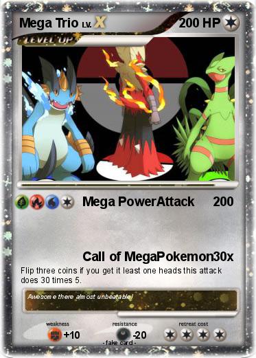 Pokémon Mega Trio 5 5 - Mega PowerAttack - My Pokemon Card