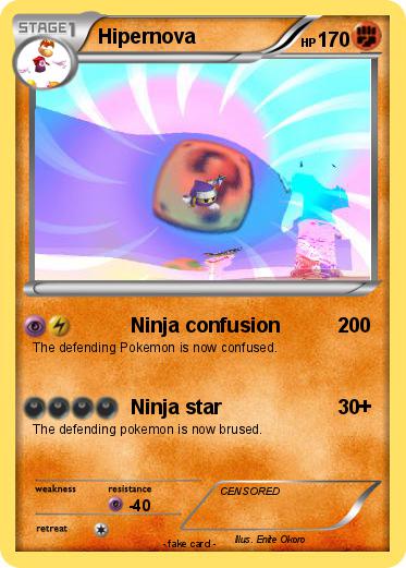 Pokémon Hipernova - Ninja confusion - My Pokemon Card