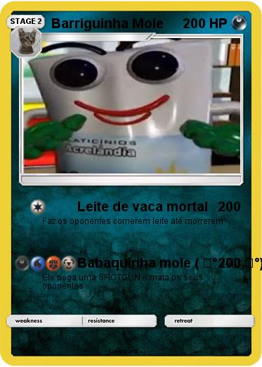 Pokémon Barriguinha Mole 1 1 - Leite de vaca mortal - My Pokemon Card