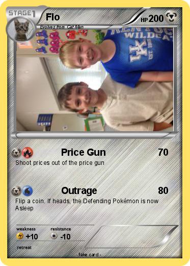 Pokémon Flo 136 136 - Price Gun - My Pokemon Card