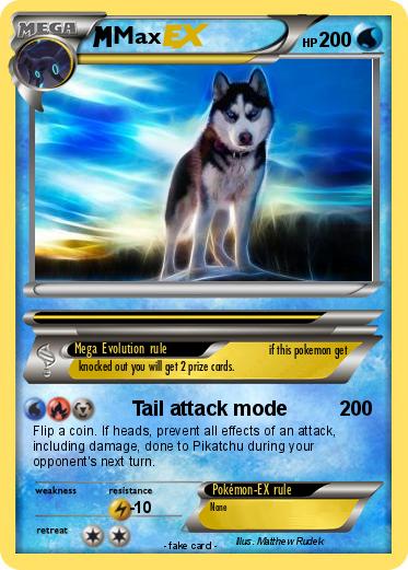 Pokémon Max 1915 1915 - Tail attack mode - My Pokemon Card