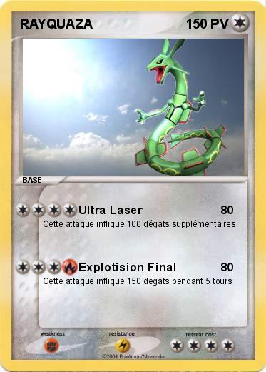 Pokémon RAYQUAZA 1004 1004 - Ultra Laser - Ma carte Pokémon