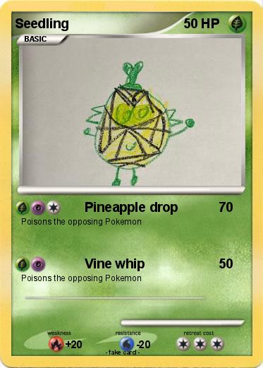 Pokémon Seedling 17 17 - Pineapple drop - My Pokemon Card