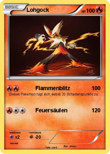 Pokémon Lohgock 6 6 - Flammenblitz - My Pokemon Card