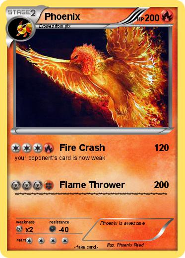 Pokémon Phoenix 1000 1000 - Fire Crash - My Pokemon Card