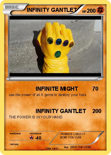 Pokémon INFINITY GANTLET - INFINITE MIGHT - My Pokemon Card