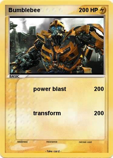 Pokémon Bumblebee 415 415 - power blast - My Pokemon Card