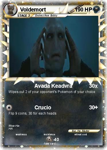 Pokémon Voldemort 401 401 - Avada Keadvra - My Pokemon Card
