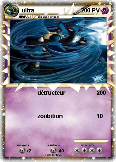 Pokémon ultra 618 618 - détructeur - Ma carte Pokémon