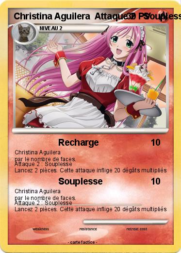 Pokémon Christina Aguilera Attaque 2 2 - Recharge - Ma carte Pokémon