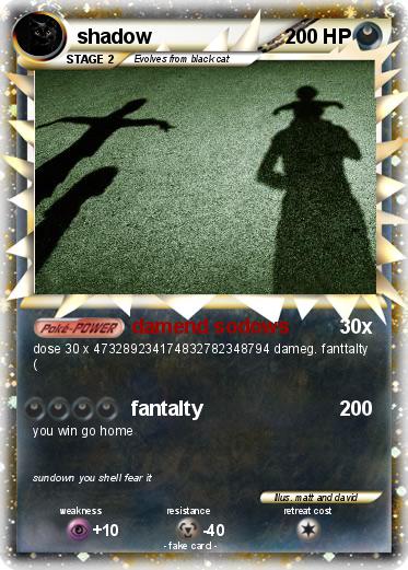 Pokémon shadow 11795 11795 - damend sodows - My Pokemon Card