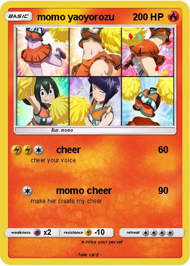 Pokémon momo yaoyorozu 2 2 - cheer - My Pokemon Card