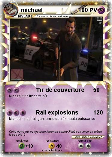 Pokémon michael 3335 3335 - Tir de couverture - Ma carte Pokémon