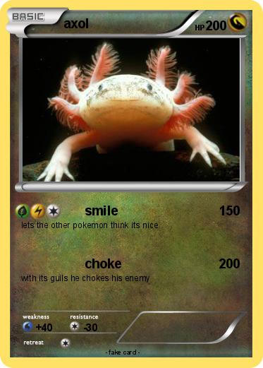 Pokémon axol 1 1 - smile - My Pokemon Card