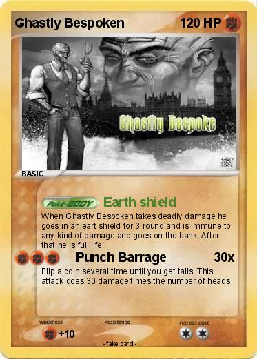 Pokémon Ghastly Bespoken - Earth shield - My Pokemon Card